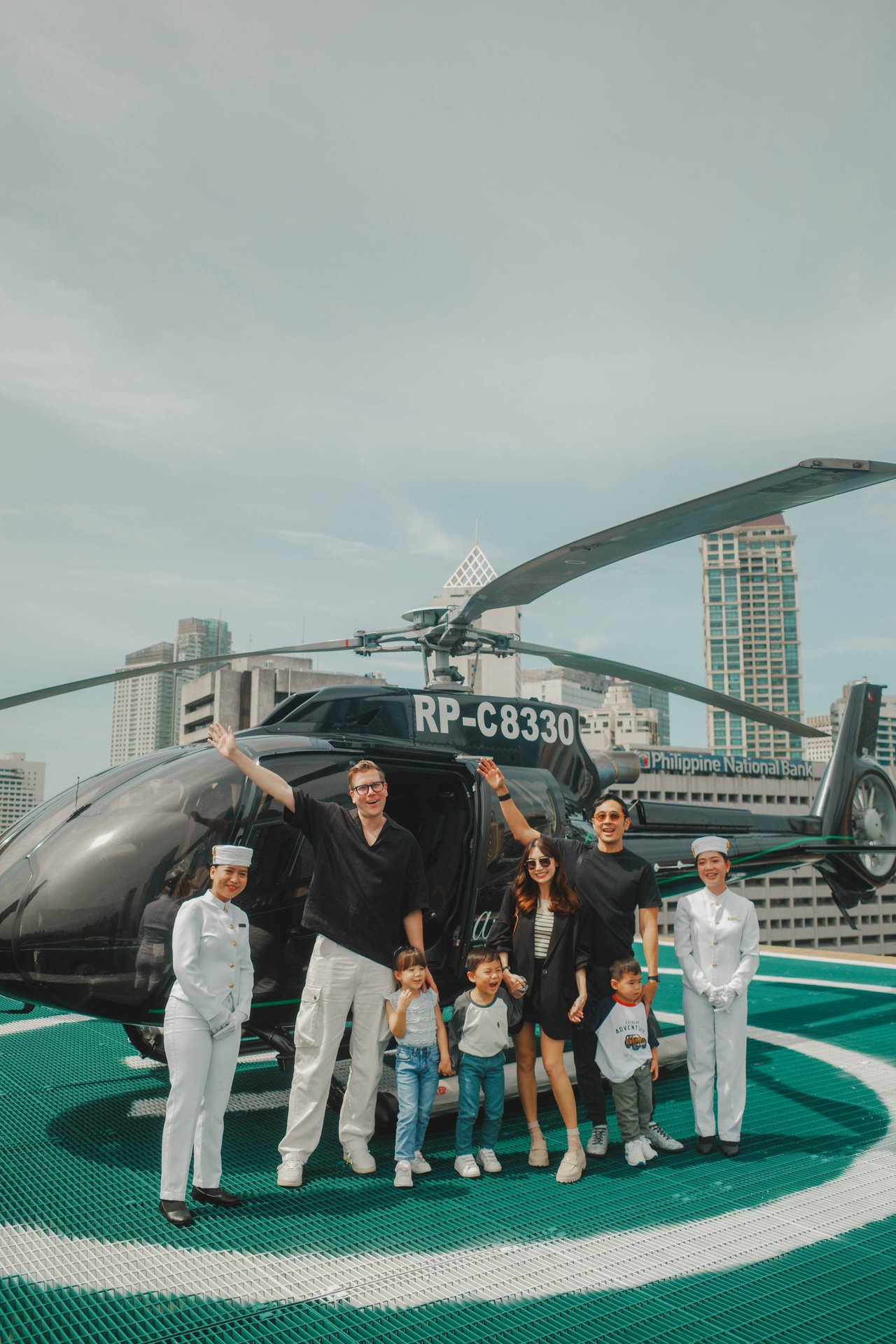 First Helicopter Ride, Flying to Manila, Reunited with Sienna ...